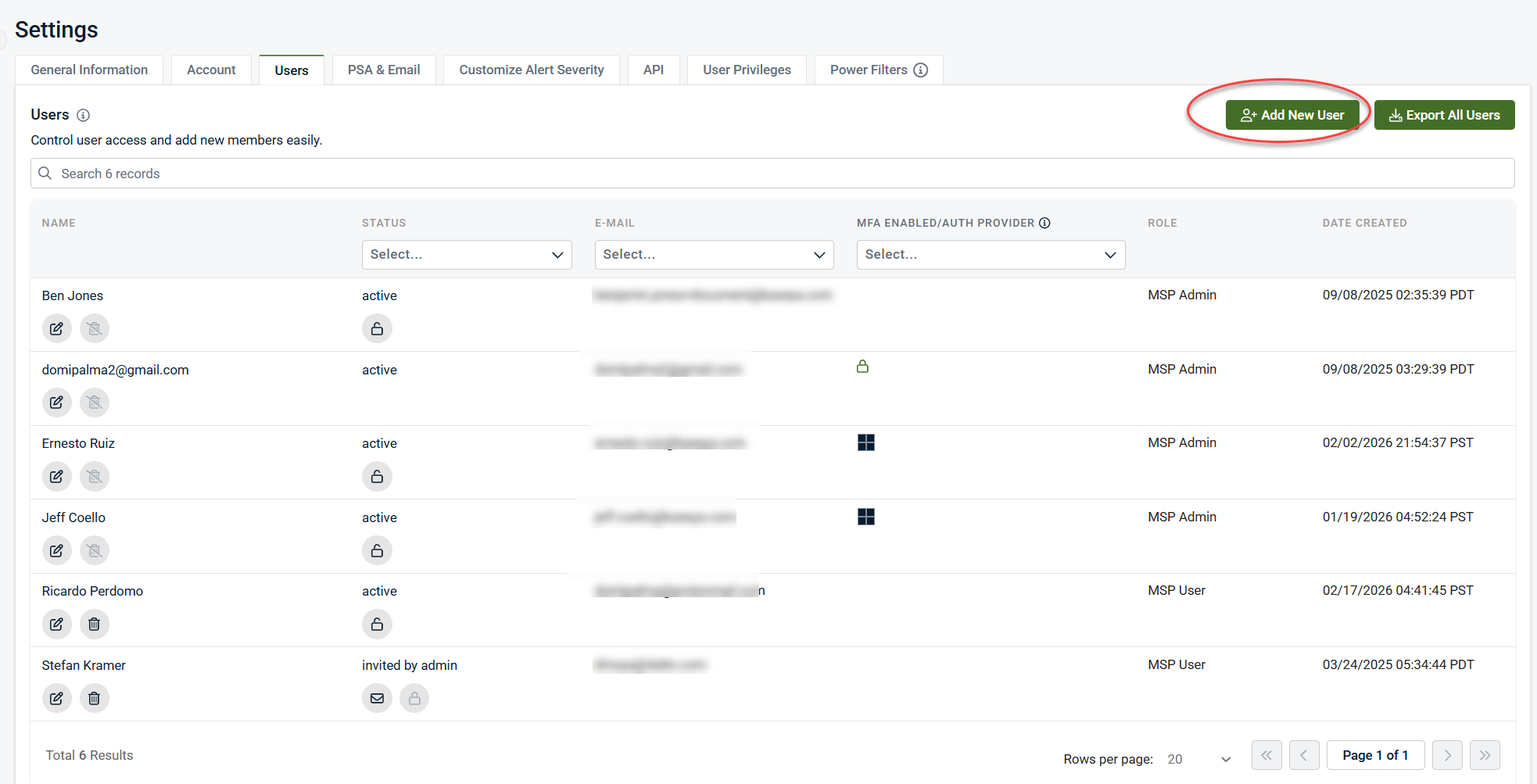 Creating a new employee login