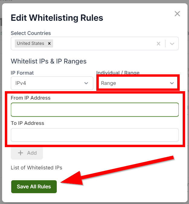 Whitelisting logic and explanation